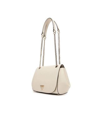 Guess Womens Crossbody Bag Off White Polyurethane Crossbody-bags