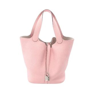 Herm&egrave;s Pre-owned Picotin Lock MM Taurillon Clemence Handtasche - - Pre-owned - Damen - Rosa - ONE SIZE