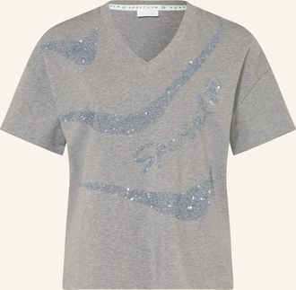 Sportalm T-Shirt Mit Pailletten grau