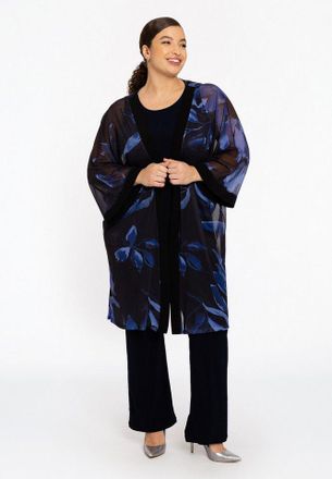 Yoek Cardigan Damen Kimono mit Druck