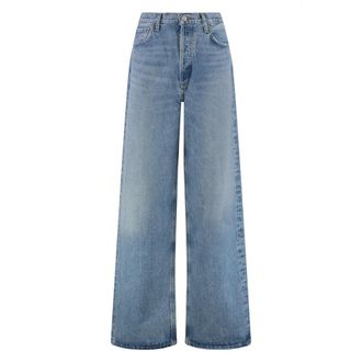 A Gold E Femme, Jeans, Bleu, Taille: W27 Jeans Droit Ample Taille Basse