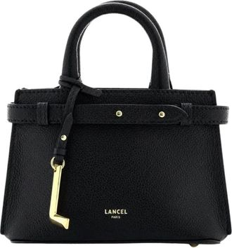 Lancel Sac Trap&egrave;ze Faubourg - Femme - Sacs - Noir - Taille: ONE Size