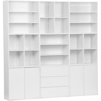 Sweeek Sweeek - Modulares Regal Holzdekor 9 Elemente
