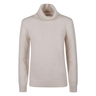 KANGRA Femme, Pulls, Beige, Taille: 38 FR Long Sleeve Turtleneck Sweater