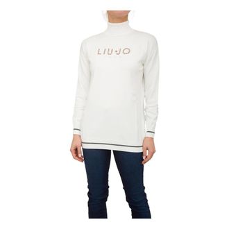 Liu Jo Damen, Strickwaren, Weiß, 2XSGröße