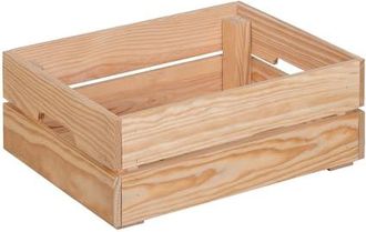 Aranáz S.L. MANUFACTURAS DE LA MADERA Massivholzkiste in Naturton, 30 x 15 x 40 cm