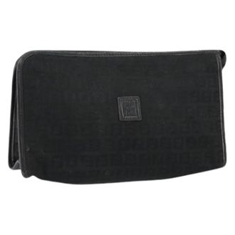 Fendi Pre-owned Canvas Clutch - - Pre-owned - Damen - Schwarzk - ONE SIZE