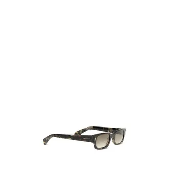 Alexander McQueen Womens Brown Acetate Sunglasses