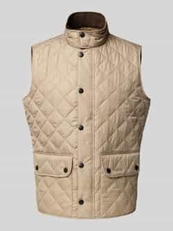 Barbour Regular Fit Steppweste mit Druckkn&ouml;pfen Modell LOWERDALE GILET