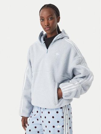 adidas Sweatshirt Adiluna Season 2 X Jennie Fleece Hoodie Jacket LD8925 Hellblau Regular Fit