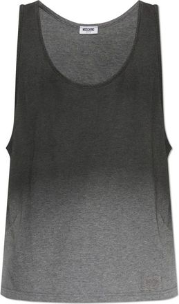Moschino Homme, Tops, Gris, Taille: XL T-shirt sans manches