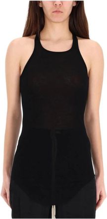 Rick Owens Femme, Tops, Noir, Taille: 38 FR D&eacute;bardeur c&ocirc;tel&eacute; dos nu