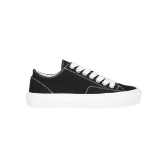 Msgm Polyester Gummisohle Leinwand Sneakers - - Shoes - Damen - Schwarzk - 40 EU