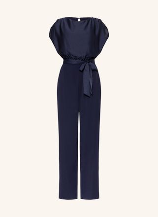 Swing Swing Jumpsuit Im Materialmix blau