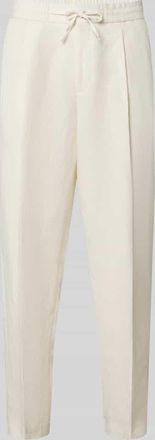 HUGO BOSS Schmale Hose aus Lyocell-Leinen-Mix Modell C-PhilC