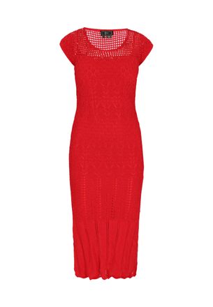 Faina Kleid Frauen Rot