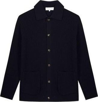 Maison Labiche Gilet boutonn&eacute; en laine uni