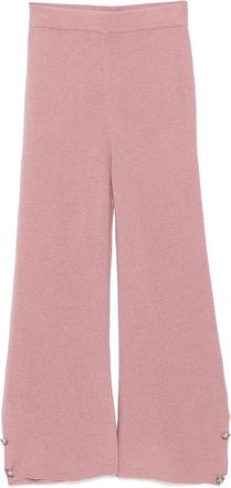 Izaak Azanei Klassische Cropped-Hose - Rosa