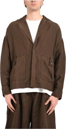 Andrea Ya'aqov Homme, Vestes, Brun, Taille: M Blazer Oversize