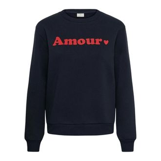 Kaffe SweaT-shirts & SweaT-shirts &agrave; capuche - Femme - Sweatshirts et sweats &agrave; capuche - Bleu - Taille: 44 FR