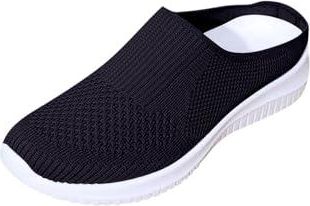 Generic Chaussures d&eacute;contract&eacute;es pour femme en maille respirante - Couleur unie - L&eacute;g&egrave;res - Talon compens&eacute; - &Eacute;l&eacute;gantes et confortables - Chaussures de sport d