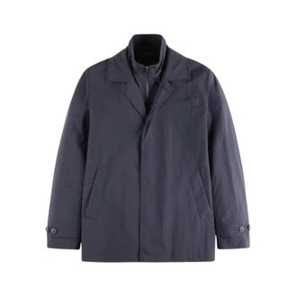 Fay Blauer Morgenmantel - - Jackets - Herren - Blau - XL