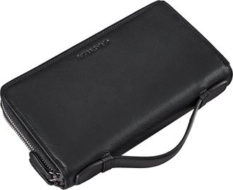 STILORD Sean Geldtasche Herren Leder mit Griff Gro&szlig;e Geldb&ouml;rse M&auml;nner Portemonnaie RFID Schutz Wallet Vintage Ledergeldb&ouml;rse viele F&auml;cher Handgelenktasche Ech