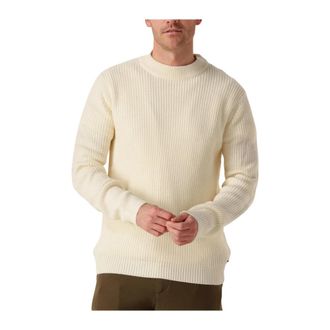Dstrezzed Crew Ribknit Sweater - - Knitwear - Herren - Beige - 2XL