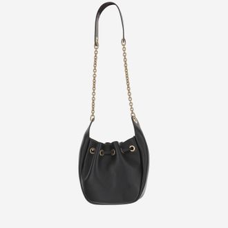 Saint Laurent Womens Supple Bucket Bag Black Leather Satchels & Cross Body