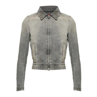 Diesel Veste De-Corb - Femme - Vestes - Gris - Taille: 36 FR