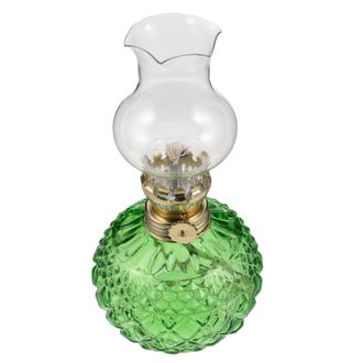 Artibetter Angoily Vintage &Ouml;llampe mit Glaszylinder Retro Petroleumlampe f&uuml;r Wohnzimmer und Esszimmer Notbeleuchtung und Warmes Nachtlicht Langlebige Kristall De