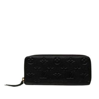 Louis Vuitton Portefeuille zipp&eacute; Pre-owned - Femme - Pre-owned - Noir - Taille: ONE Size