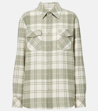 God's True Cashmere Chemise Tartan en cachemire