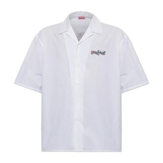 Kenzo Bedrucktes Hemd - - Shirts - Herren - Wei&szlig; - L