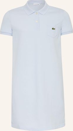 Lacoste Piqu&eacute;-Polokleid blau