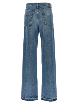 Stella McCartney Womens Blue Cotton Jeans Denim Clothing