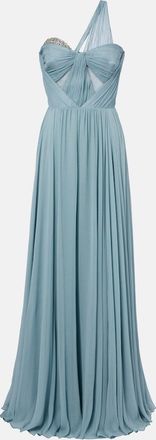 New Arrivals Verzierte Robe Sahra aus Seide