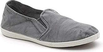 Natural World Eco - 315E Mens Trainers - Organic Cotton Canvas Shoes - 100% EcoFriendly - Grey Color