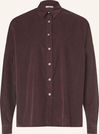 Lilienfels Lilienfels Hemdbluse Aus Cord lila