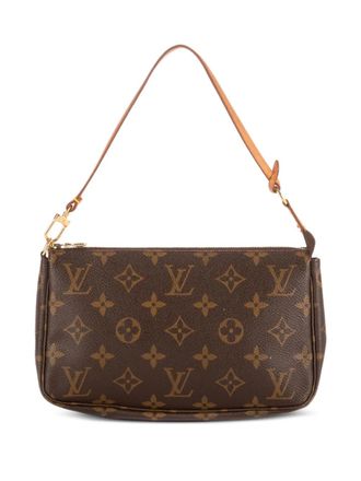Louis Vuitton sac port&eacute; &eacute;paule &agrave; motif monogramm&eacute; - Marron