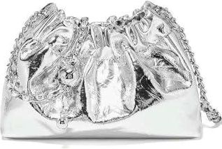 Generic NYSBH Petit sac &agrave; bandouli&egrave;re en cuir pour femme, sac &agrave; main tendance parfait pour femme, petite amie, Argent 9136150F