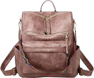 Generic Sac &agrave; dos singe avec laisse, sac &agrave; dos pour femme, grand sac &agrave; dos de voyage, sac &agrave; bandouli&egrave;re tendance, sac &agrave; dos de charge pour homme, rose, taille