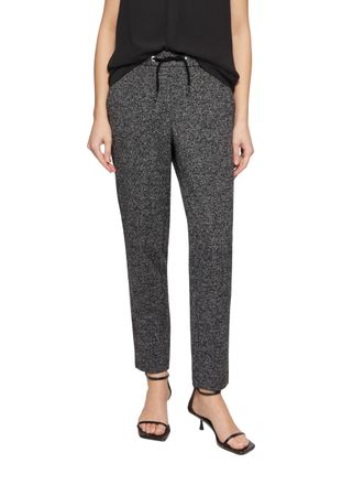 s.Oliver Jogpants mit Elastikbund und Fischgrat-Struktur