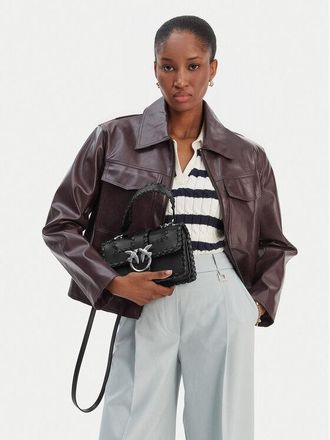 Pinko Handtasche Love One Mini Cl. AI 25-26 PLTT 100059 A2OR Schwarz