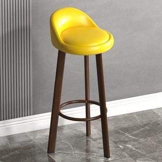 Generic Moderner, h&ouml;henverstellbarer Barhocker, ergonomischer K&uuml;chenstuhl mit bequemer R&uuml;cken- und Fu&szlig;st&uuml;tze, Esszimmerstuhl aus PU-Leder f&uuml;r Zuhause, Caf&eacute;, K