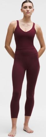 lululemon Legging Groove No Line taille haute 64 Coeur pour Femmes - Burgundy - Taille 10