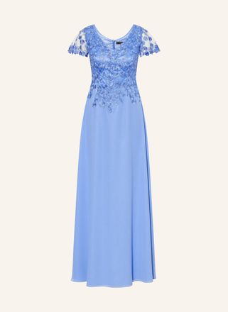 Vera Mont Abendkleid Mit Spitze blau