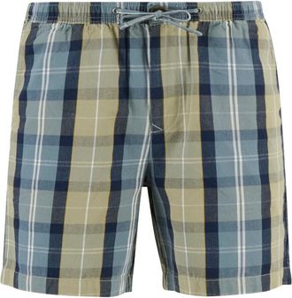 Barbour Leichte Baumwollshorts mit Tartan-Muster und Dehnbund, Relaxed Fit in