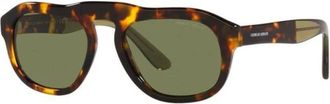 Giorgio Armani Homme, Accessoires, Brun, Taille: ONE Size Acetate Square Frame Lunettes de soleil