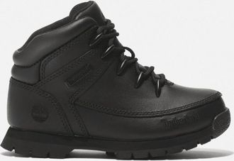 Timberland Euro Sprint Boot f&uuml;r Jugendliche in Schwarz, Schwarz, Gr&ouml;&szlig;e
